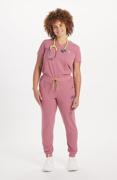 Hope 11-Pocket CORE Scrub Jogger Pant Rosewood | Dolan